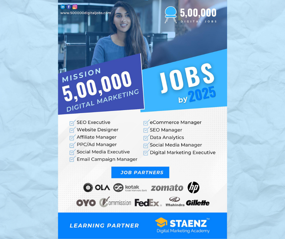 750+ Digital Marketing Jobs in India & Around The Globe